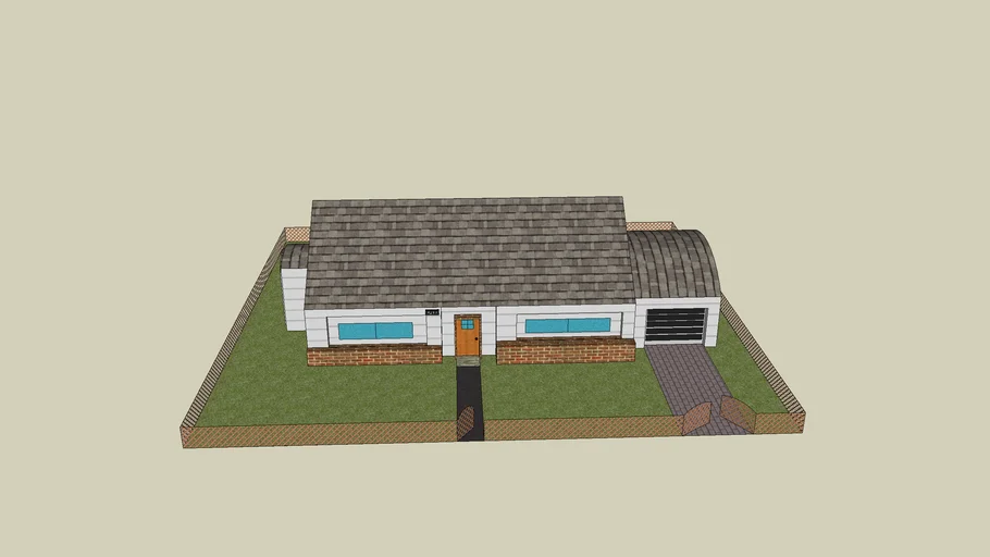 One-Story Home | 3D Warehouse