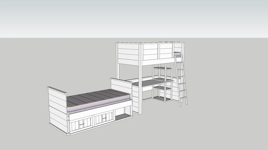 Bunk Bed | 3D Warehouse