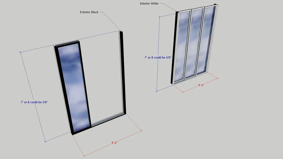 3 Panel Slider | 3D Warehouse