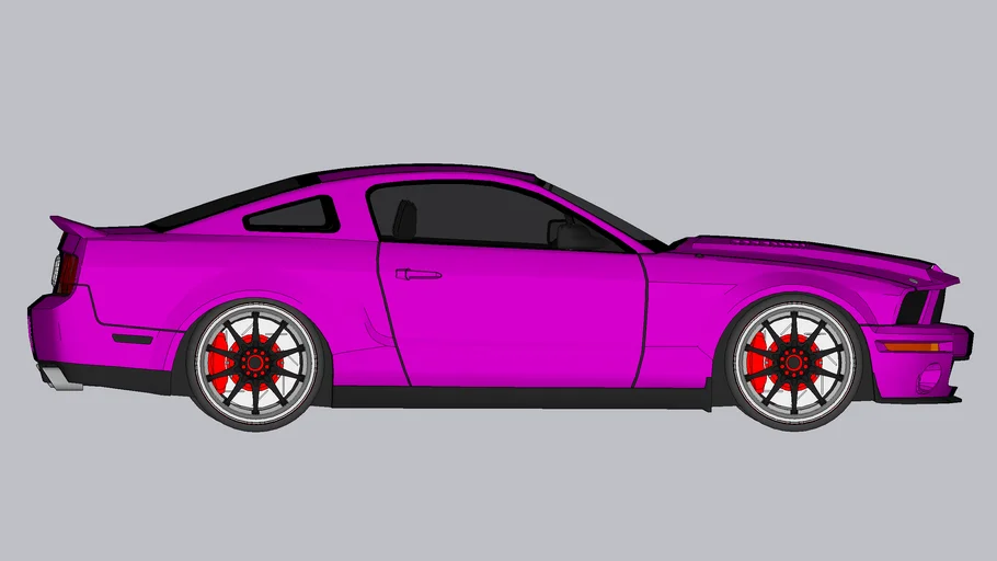 GT Legendary Muscle Car 3D Model | 3D Warehouse