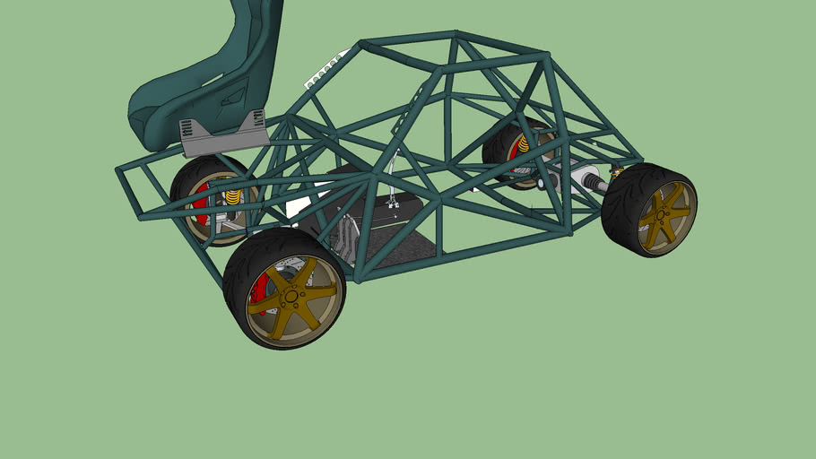 full tube chassis with transmission | 3D Warehouse