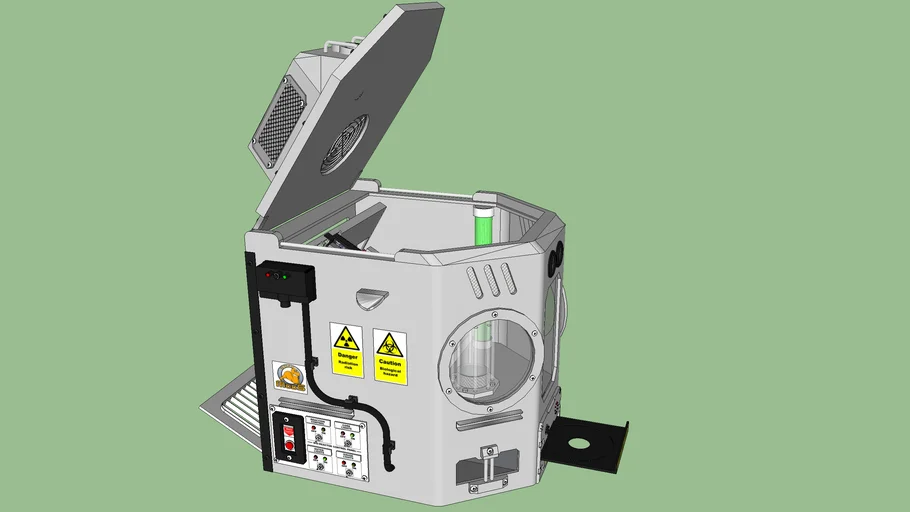 Bio-reactor case mod 'opened' | 3D Warehouse