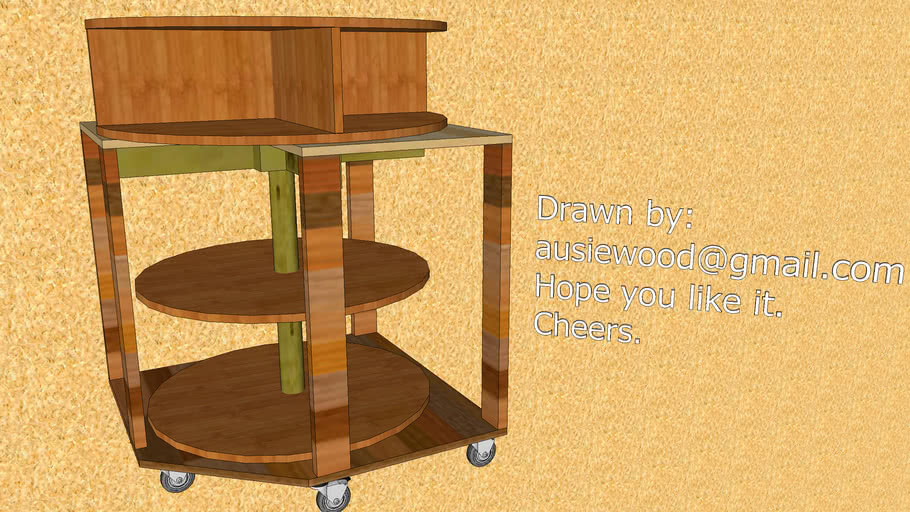 Round Top Work Bench 1. | 3D Warehouse