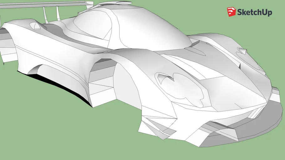 Pagani Zonda R modified | 3D Warehouse