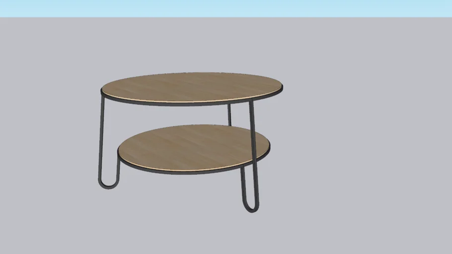 EUGENIE - Table basse - 70cm | 3D Warehouse