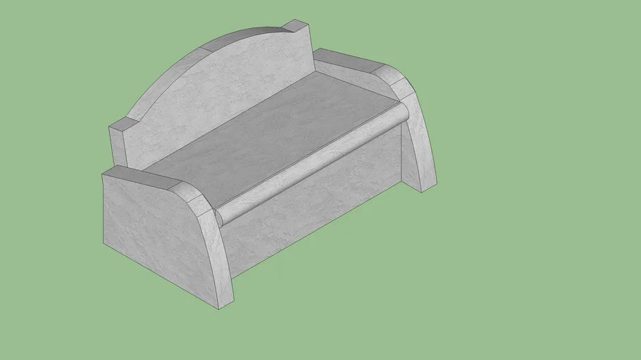 banca parque central heredia | 3D Warehouse