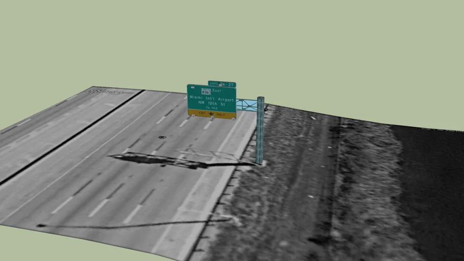 Dolphin Expressway in 1/2 Mile | 3D Warehouse