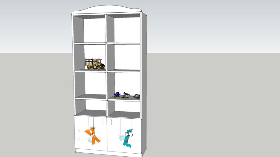 Bookcase 90 FUNNY ABC | 3D Warehouse