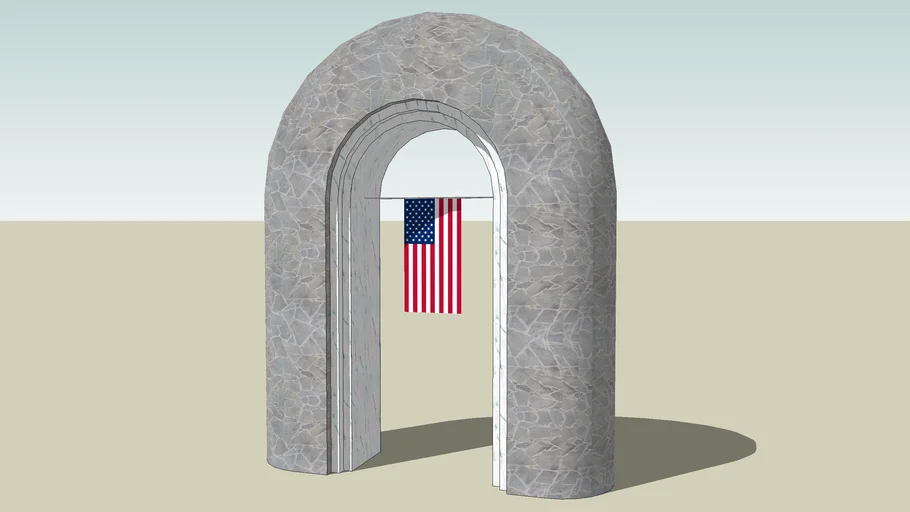 U.S. City Gate | 3D Warehouse