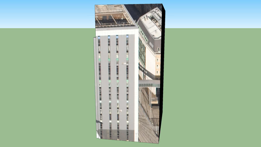 Gebouw in Cardiff, South Glamorgan CF10 1EN, Verenigd Koninkrijk | 3D ...