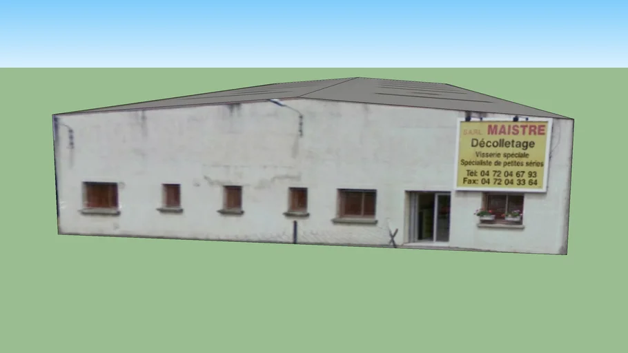 Bâtiment situé 69100 Villeurbanne, France | 3D Warehouse