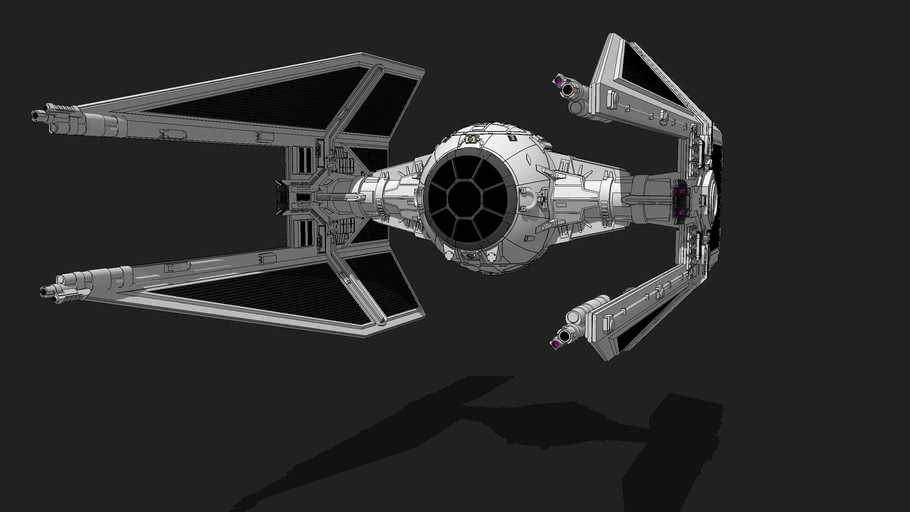 TIE Interceptor | 3D Warehouse