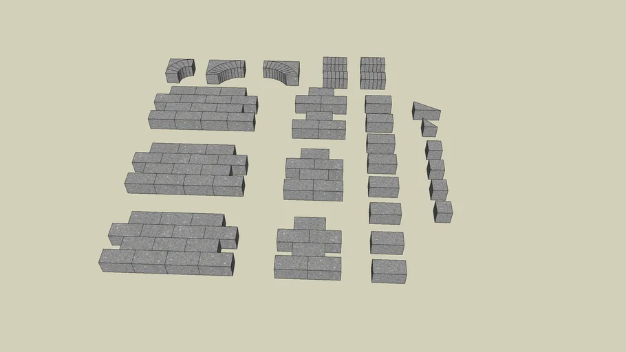 #250 Small Bricks Mould | 3D Warehouse