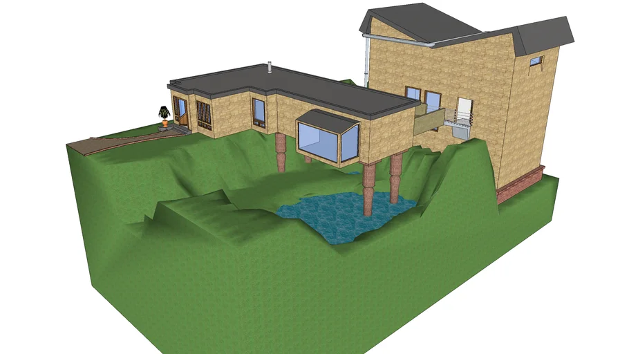 Hill view house | 3D Warehouse