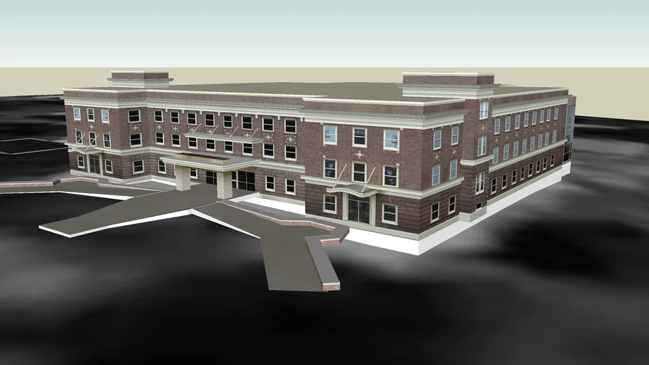 Senior Hall - EWU Historic District | 3D Warehouse