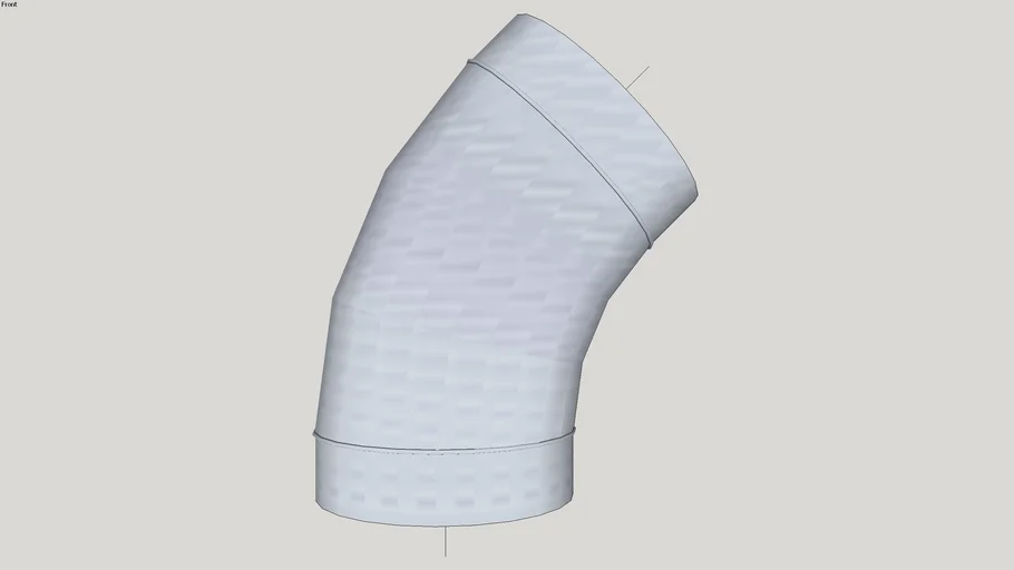 Elbow 45 Deg 8in | 3D Warehouse