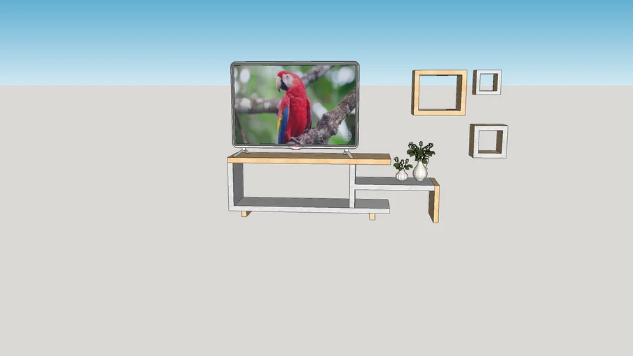 TV & Table | 3D Warehouse