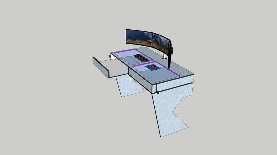 mesa gamer | 3D Warehouse