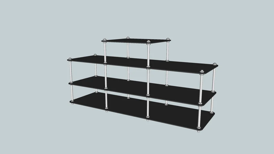 Audio/Video Rack (Flexi-rack) | 3D Warehouse