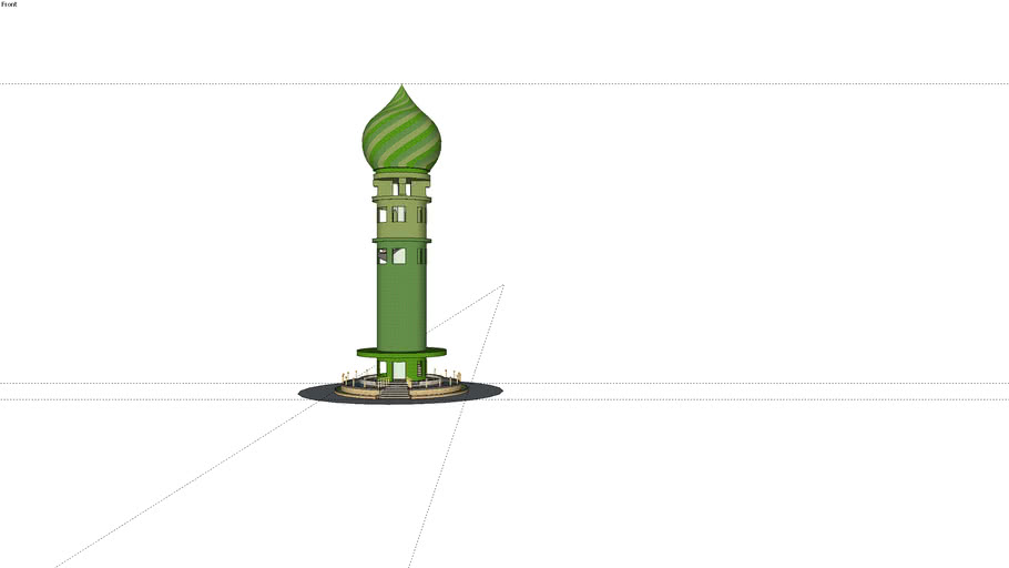 Menara mesjid | 3D Warehouse