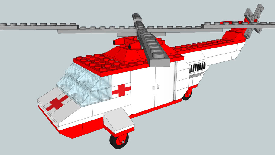 RED CROSS HELICOPTER | 3D Warehouse