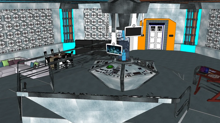 Tardis control room unfinished 2 | 3D Warehouse