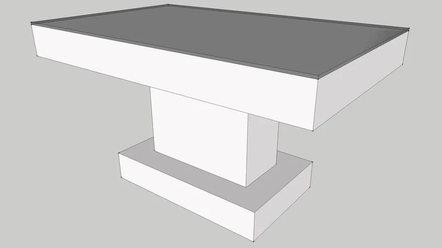 table dinner big size | 3D Warehouse