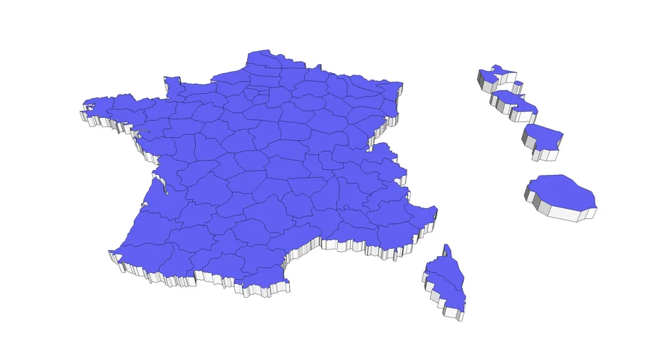France departementale | 3D Warehouse