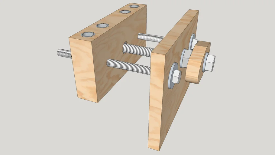 Doweling Jig - 4 drilling holes | 3D Warehouse