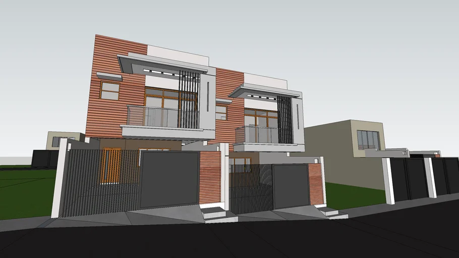 modern duplex | 3D Warehouse