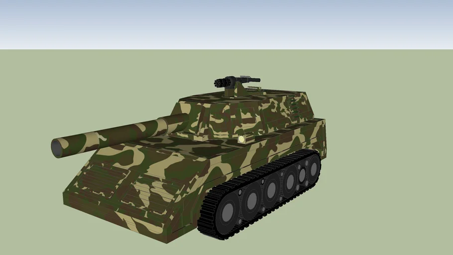 SK-17 USSF Tank with a mounted Vulcan Minigun M9A1 | 3D Warehouse