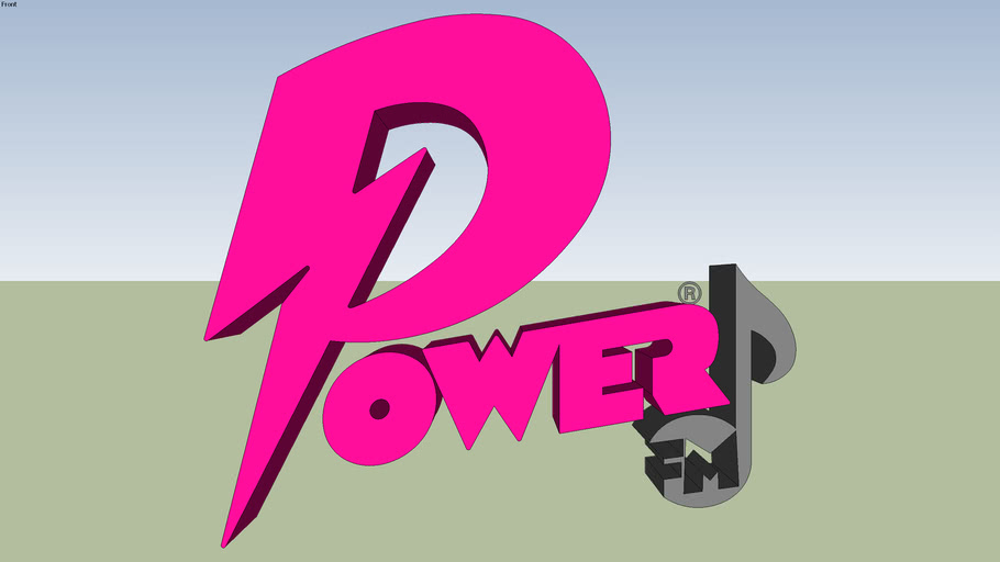 Power FM logo 2018 | 3D Warehouse