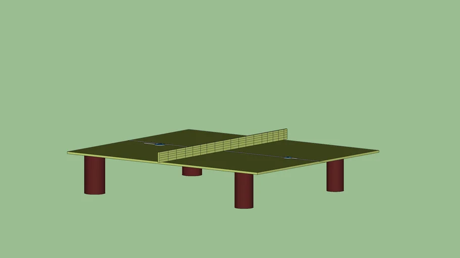 ping-pong table | 3D Warehouse