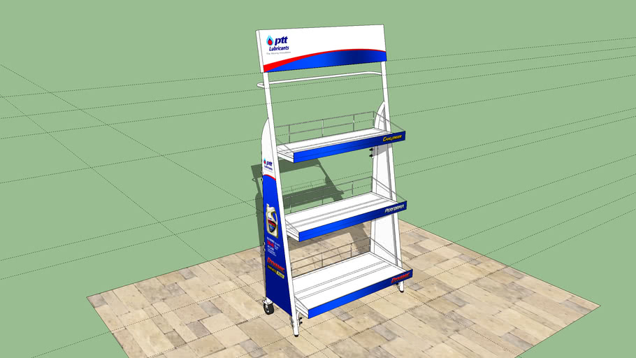 PTT Display Rack Philippines | 3D Warehouse