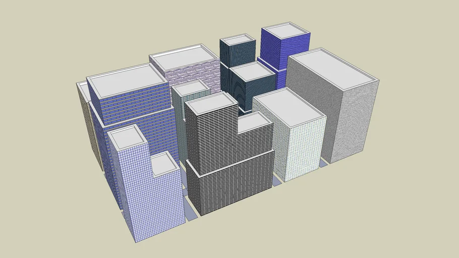 The beginning of a city! | 3D Warehouse