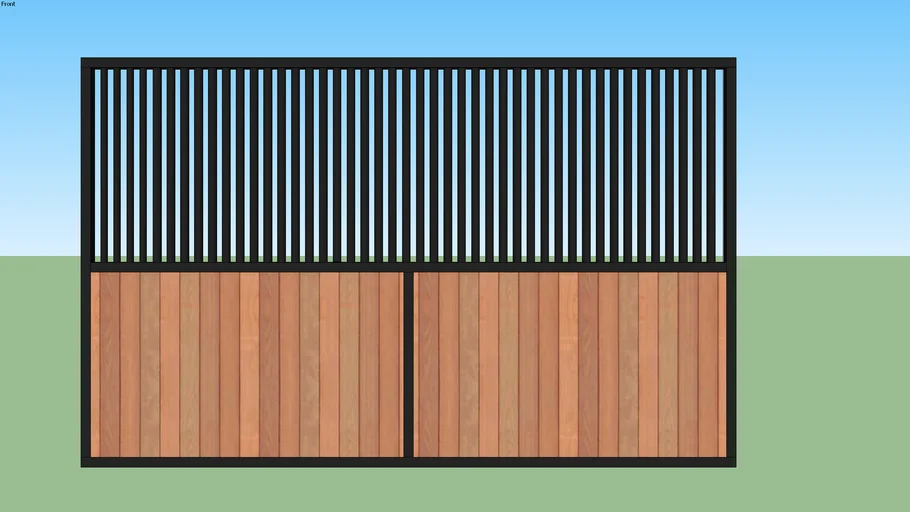 STALL WALL CLASSIC HORSE | 3D Warehouse