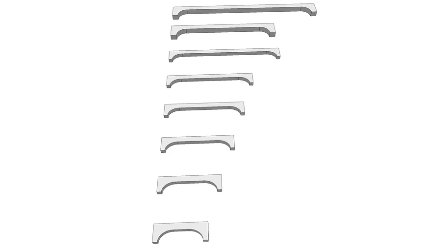 Top Knobs - Riverside Pulls | 3D Warehouse