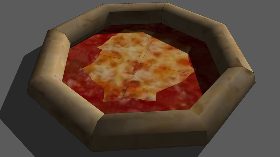 low poly Pizza | 3D Warehouse