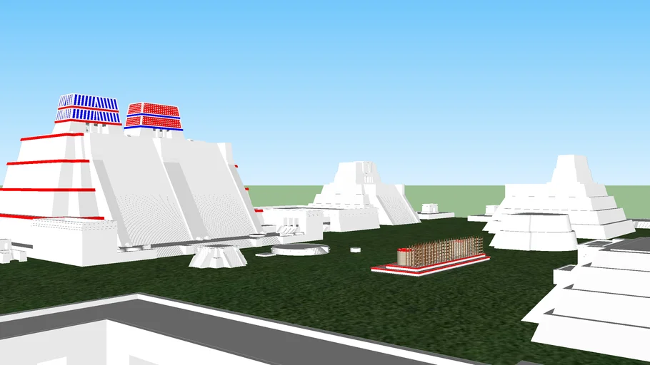 huey teocalli (templo mayor) | 3D Warehouse