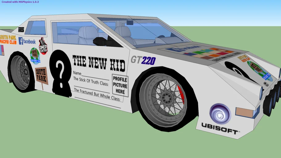 South Park Racing Club The New Kid Car V2 | 3D Warehouse