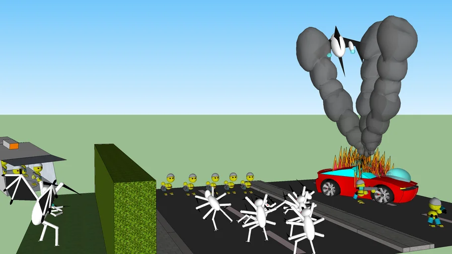 Ballmen vs the draculons | 3D Warehouse