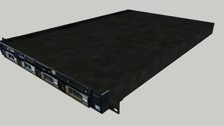 DELL 1RU SERVER BROADCAST SERVER | 3D Warehouse