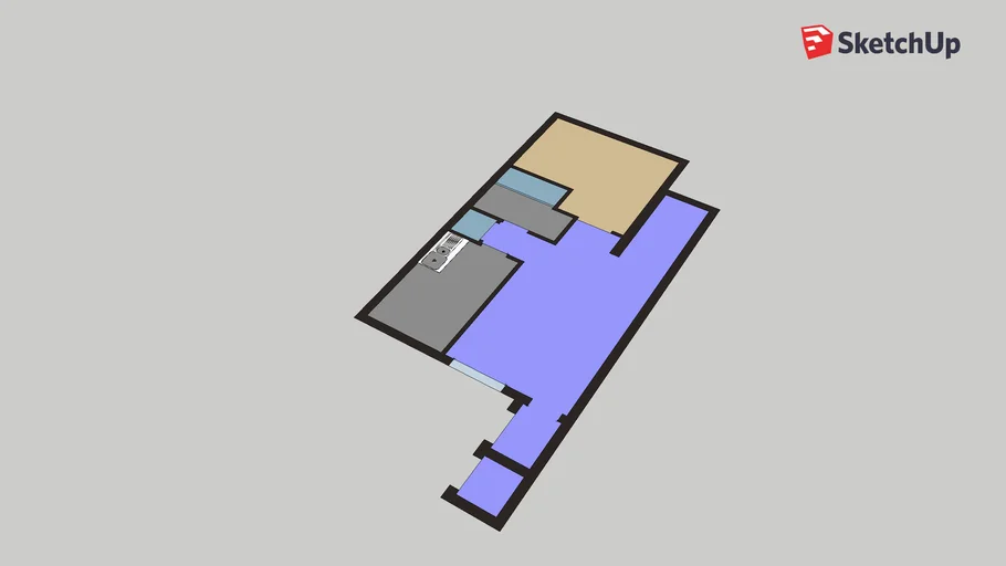 Flat Floorplan | 3D Warehouse