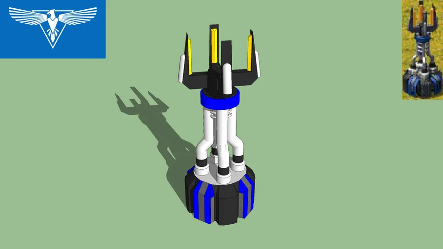 Red Alert 2 Allied Gap Generator | 3D Warehouse