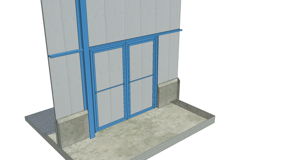 sandwich panel door | 3D Warehouse