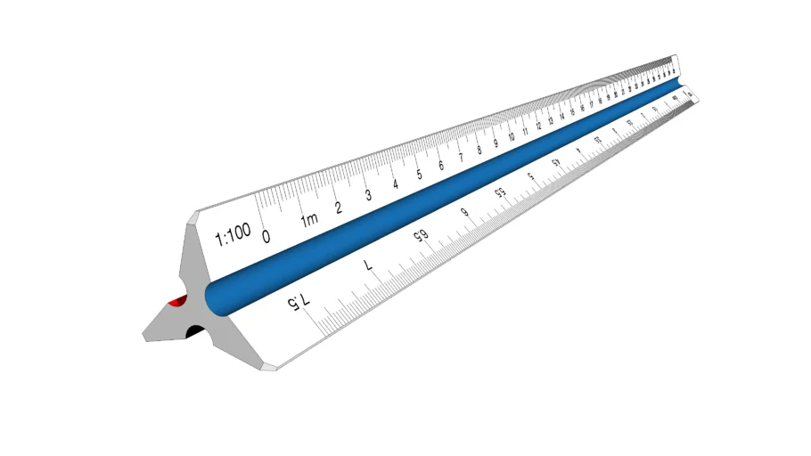 Faber Castell Scale Ruler (76-1153-A) | 3D Warehouse