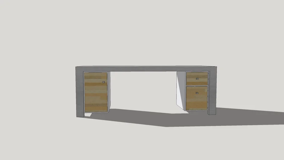 Office Desk | 3D Warehouse