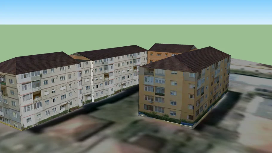 Bloc K, Piata Noua | 3D Warehouse