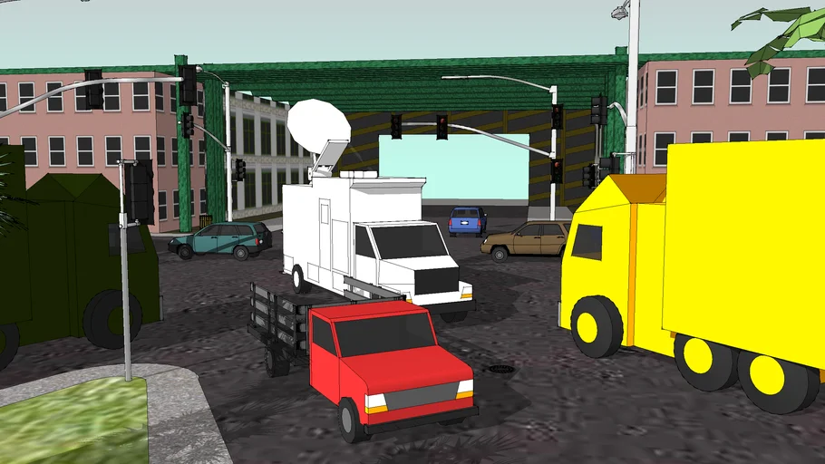 Skewed Intersection | 3D Warehouse