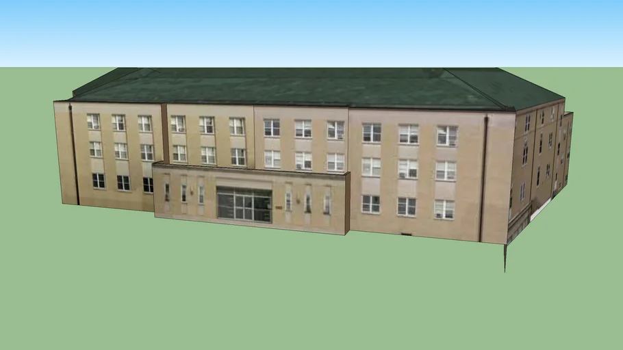 Gilbert-Adams Dormitory | 3D Warehouse